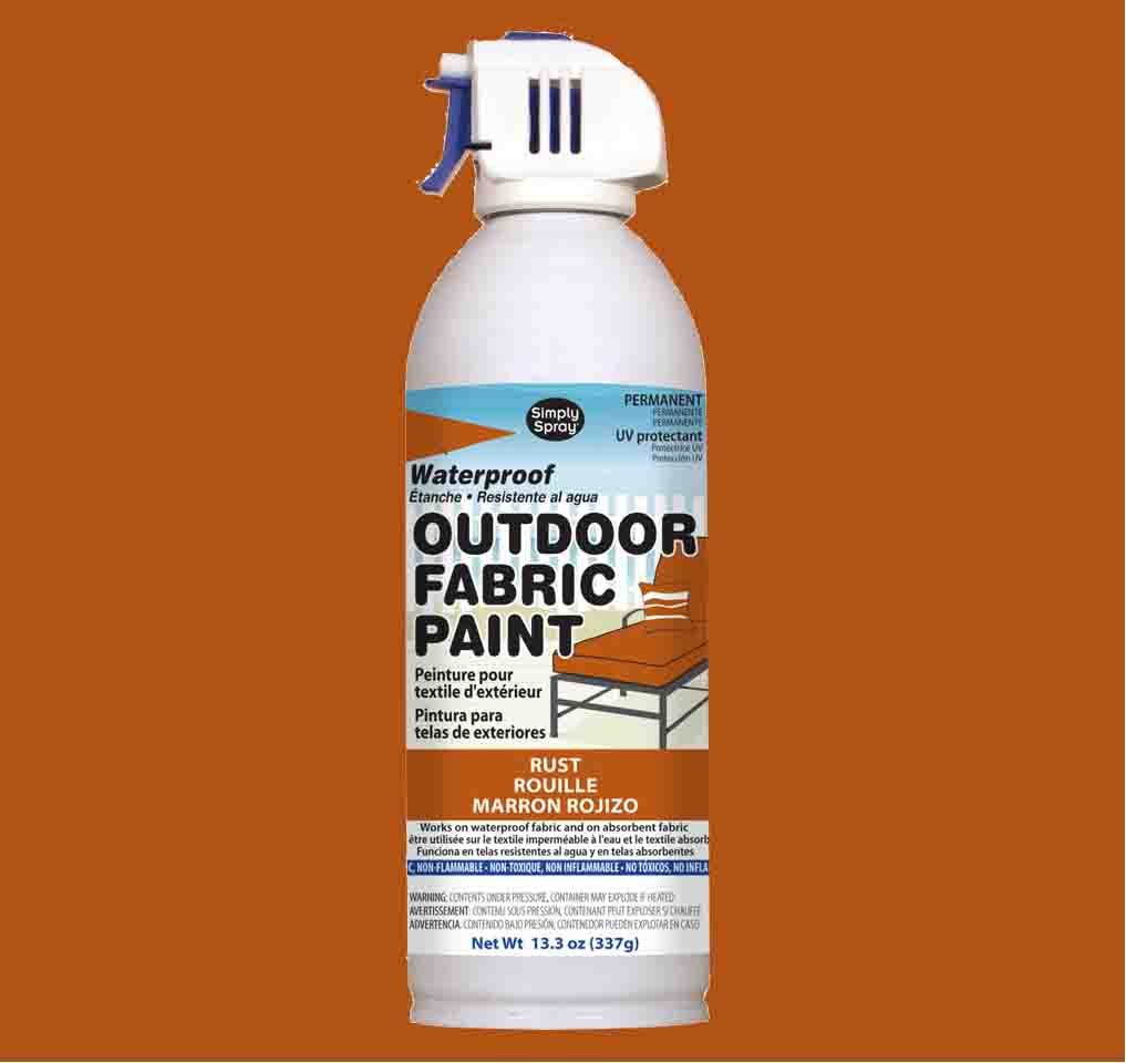 Burnt orange-Rust Waterproof Outdoor Fabric Spray Paint 8oz – P: (02 ...