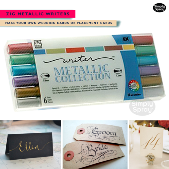 ZIG Metallic 6 Double Sided Writers Pens – P: (02) 9550 1544