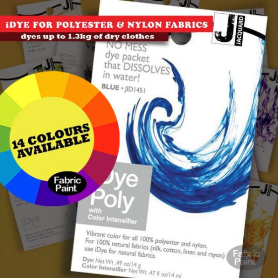 Jacquard iDye Poly for Polyester – P: (02) 9550 1544