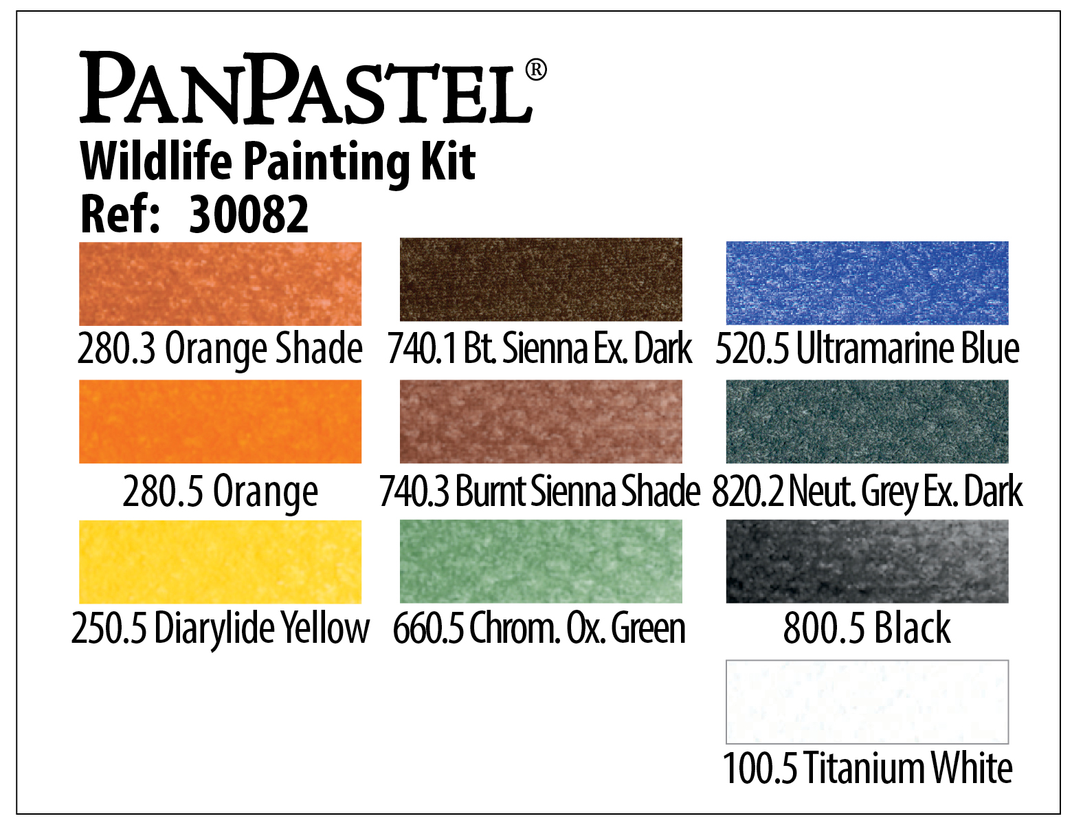 PanPastel 10 colours set "WildlIfe Painting" – P: (02) 9550 1544
