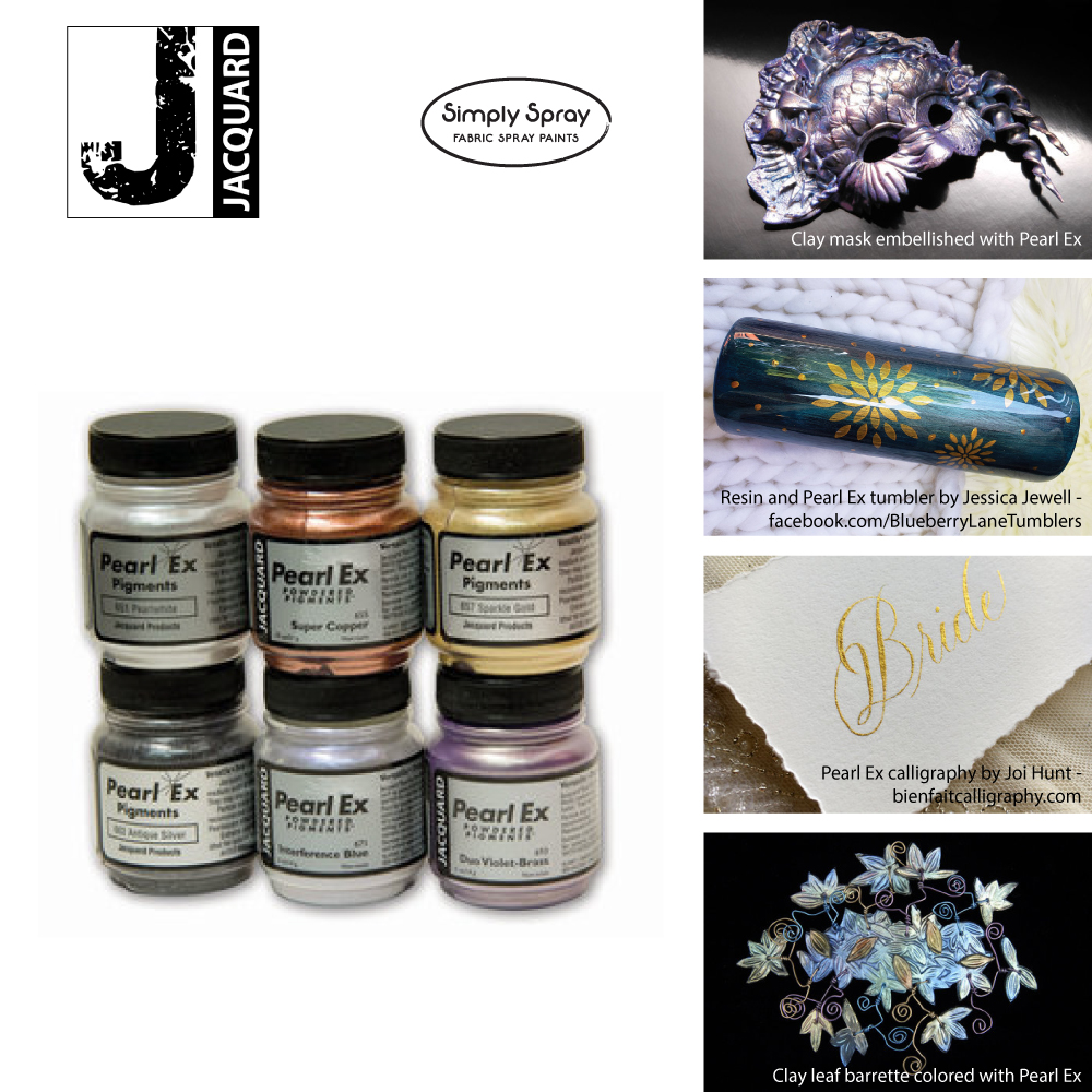 Jacquard PEARL EX Powdered Pigment – P: (02) 9550 1544
