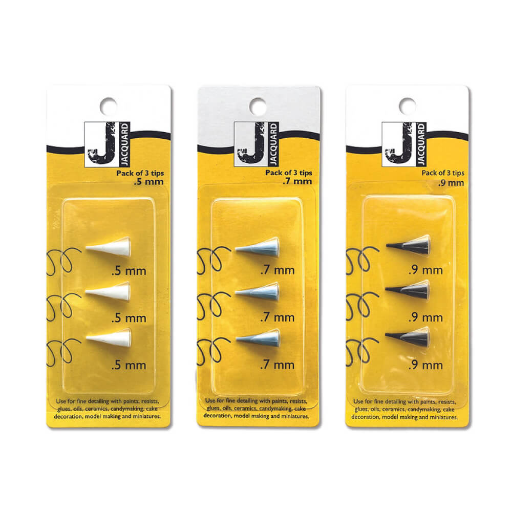 Jacquard plastic tips .5, .7, .9 – Simply Spray Australia – P: (02 ...